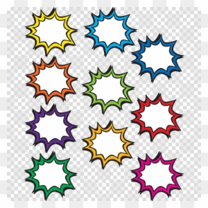 Bursted Clip Art Borders