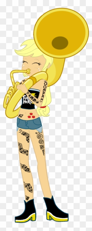Applejack, The Tuba Hero - Applejack, The Tuba Hero - Free Transparent ...