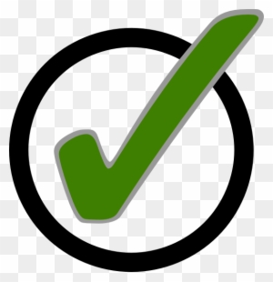 Green Check Mark Transparent - Free Transparent PNG Clipart Images Download