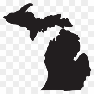 America Clip Art - Michigan State Outline - Free Transparent PNG ...