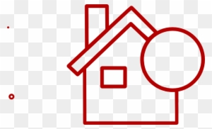 Red House Square Transparent Clip Art - House Clipart Transparent ...