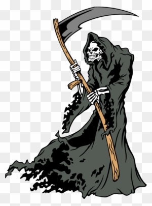 Vector Graphics - Grim Reaper Line Drawings - Free Transparent PNG ...