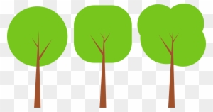 Tree - Cartoon Trees In A Row - Free Transparent PNG Clipart Images ...