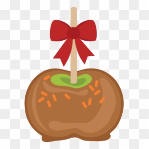 Halloween Candy Apple Clipart