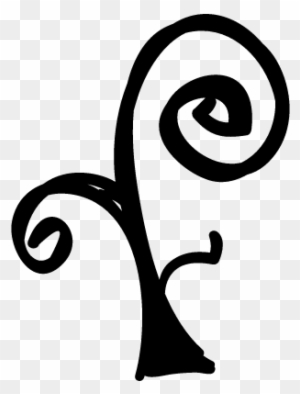 Halloween Tree Trunk With Spirals Vector - Tree - Free Transparent PNG ...