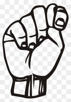 Asl Alphabet Cliparts - Bathroom Sign Language Symbol - Free ...