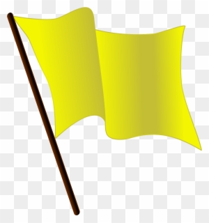 Flag Clipart Yellow - Yellow Flag Waving - Free Transparent PNG Clipart ...