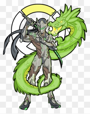 Overwatch Genji Spray Vector By Kyuubi3000 - Overwatch Genji Logo ...