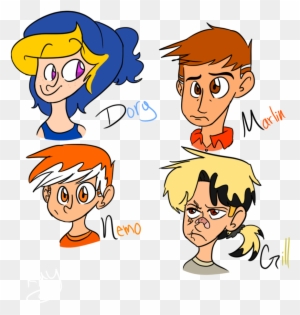 These Characters Are The Essence Of Cartoon And Illustration, - Human ...