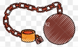 Ball And Chain For Leg - Ball And Chain For Leg - Free Transparent PNG ...