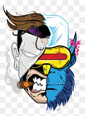 X-men Faces By Sean Hamilton Aka Create Ink Studios - X-men Faces By ...