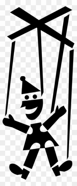 Vector Illustration Of Puppet Performs And Entertains - Vector ...