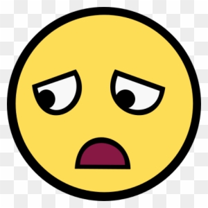 Sad Smiley Simple Yellow - Sad Smiley Png - Free Transparent PNG ...