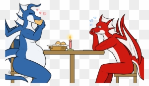 Dragons' Dinner Date - Dragons' Dinner Date - Free Transparent PNG ...