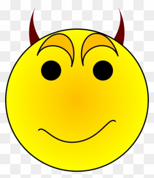 Devil Face Clip Art - Devil Smiley Face -友软网络