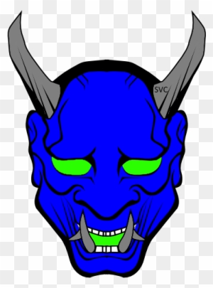 Blue Devil - Hannya - Free Transparent PNG Clipart Images Download