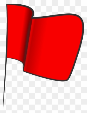 Red - Red Flag Transparent Background - Free Transparent PNG Clipart ...