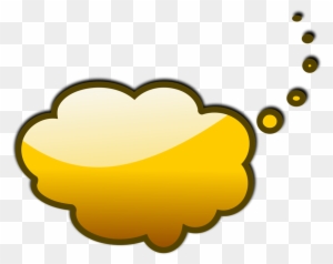Yellow Speech Bubble - Free Transparent PNG Clipart Images Download