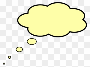 Mellow Yellow Thinking Cloud Clip Art At Clker - Darkness - Free ...