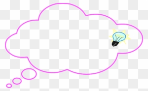 How To Set Use Wide Thought Bubble Svg Vector - Pink Thought Bubble ...