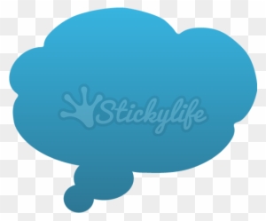 Thought Bubble Static Cling - Bubble Car - Free Transparent PNG Clipart ...