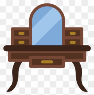 Glassware - Dressing Table Cartoon - Free Transparent PNG Clipart ...