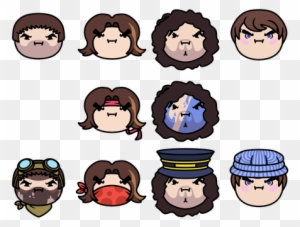 Game Grumps By What The Frog - All Game Grumps Faces - Free Transparent ...