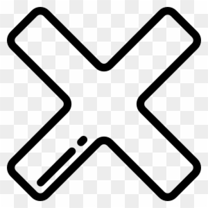 Multiply Signs Maths Shapes And Symbols Cancel - White Cross Png Icon ...