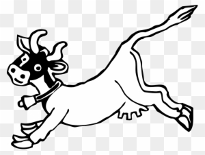 Clipart - Jumping Cow Clip Art - Free Transparent PNG Clipart Images ...