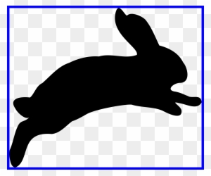 Jack Rabbit Silhouette Clipart