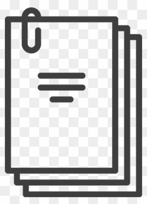 Paper Document Clip Art - Paper Clipart Black And White - Free ...