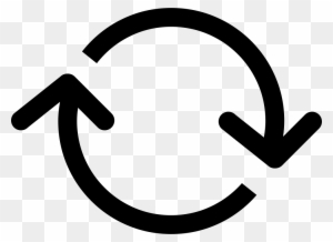 Arrows Circle With Clockwise Rotation Svg Png Icon - Repeat Png Icon ...
