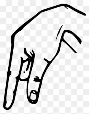 Asl Afternoon Clipart - Sign Language Of Letter Q - Free Transparent ...