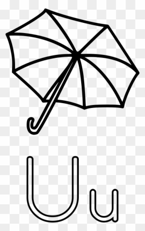 U Is For Umbrella Worksheet - Free Transparent PNG Clipart Images Download