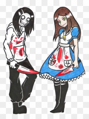 Drawn Jeff The Killer Human Form Anime - Jeff The Killer - Free ...