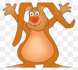 Easter Bunny Clipart Silly - Easter Bunny Cartoon - Free Transparent ...