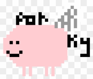 Flying Pig - Pixel Art Dessin Minecraft - Free Transparent PNG Clipart ...