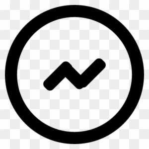 Zig Zag Line Symbol In Circular Button Vector - Location Icon Circle ...