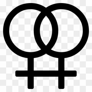 Venus Double Svg Vector Icon - Lesbian Symbol Pink Transparent - Free ...