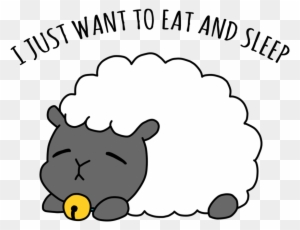 Sheep Sleep Cartoon Png - Free Transparent PNG Clipart Images Download