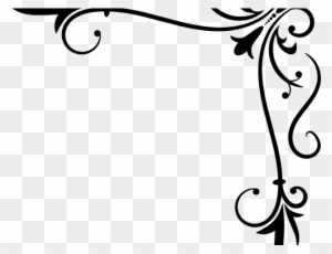 Svg Corner Filigree - Svg Corner Filigree - Free Transparent PNG ...