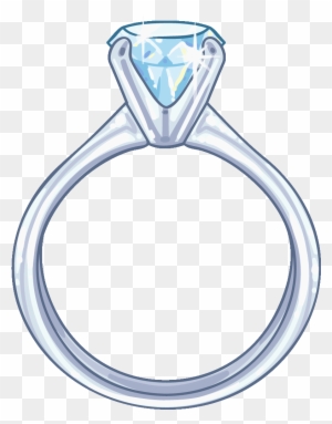 Diamond Ring Clip Art At Clker Com Vector Clip Art - Wedding Ring ...