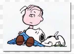 Peanuts "happiness" - Linus And Snoopy - Free Transparent PNG Clipart ...