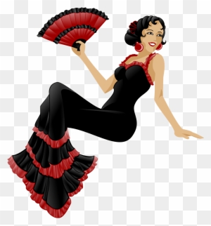 Spanish Dancer Silhouette Png Clip Art Imageu200b Gallery - Silhouette ...