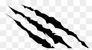 Claw Marks Clip Art , Png Download - Wolverine Claws Black And White ...