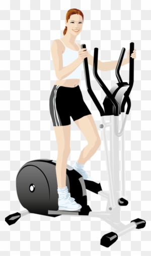Exercising Treadmill Cliparts - Fitness Cartoon - Free Transparent PNG ...