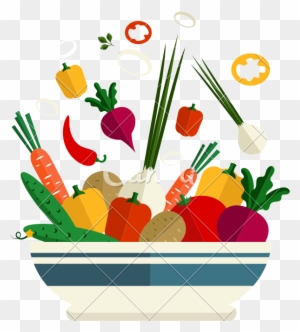Fresh Vegetable Salad - Illustration - Free Transparent PNG Clipart ...