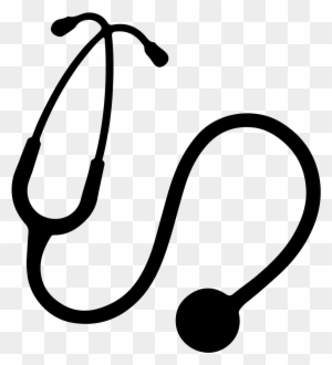 Picture Free Download Stethoscope Transparent Black - Stethoscope Icon ...