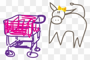 Supermarket Checkout Lane Etiquette - Cartoon - Free Transparent PNG ...