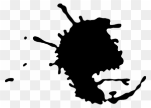 Paint Splat Silhouette Sticker - Illustration - Free Transparent PNG ...